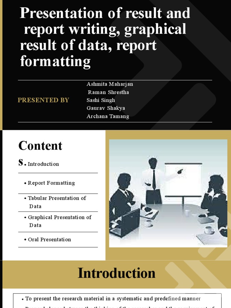 MGT514 - Group 7 - Presentation of Result and Report Writting - MBA Sept 2022 2nd Sem - Section ...