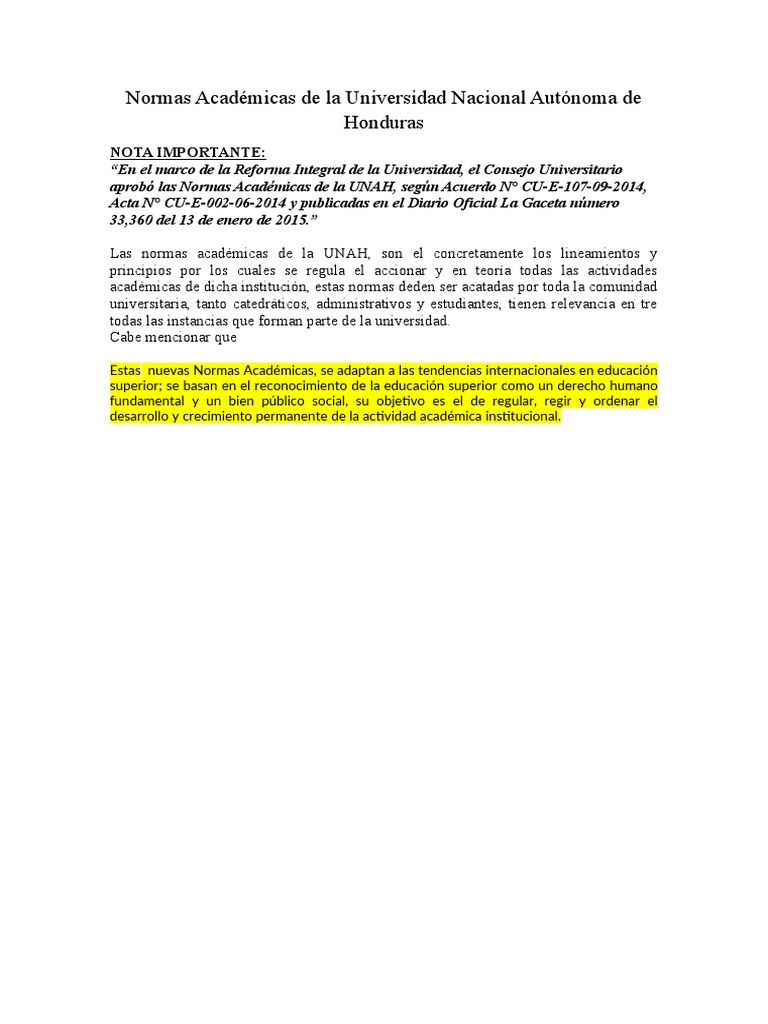 ENSAYO - Normas Academicas | PDF