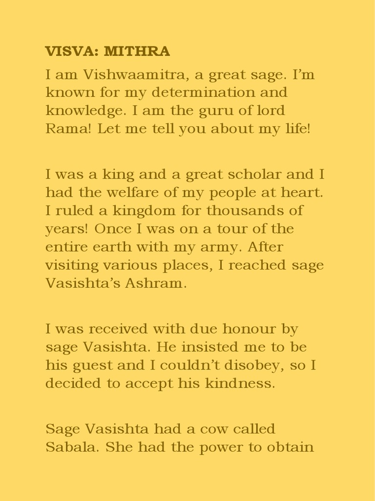 vishava mithra | PDF