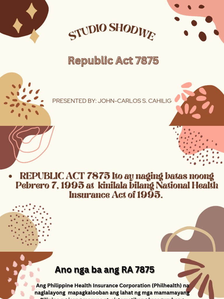 Republic Act 7875 | PDF