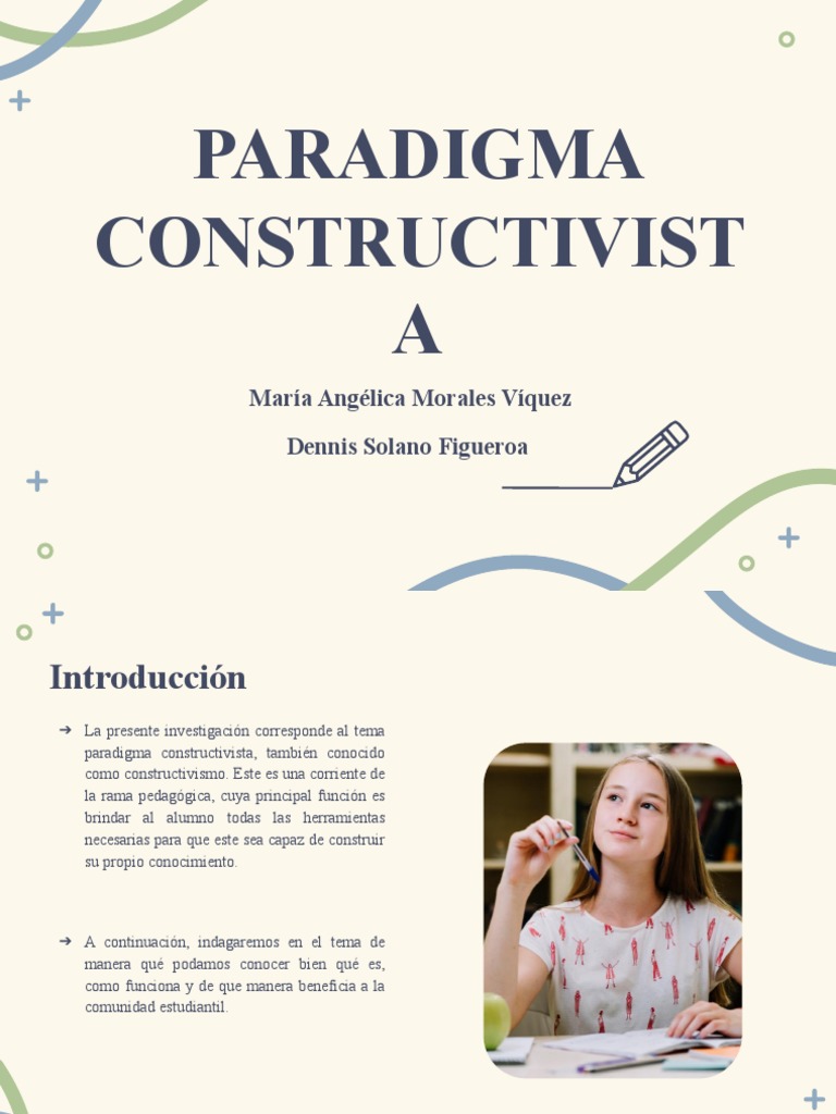 Paradigma constructivista (1) | PDF | Constructivismo (filosofía de la educación) | Aprendizaje