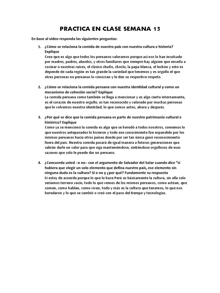 Practica en Clase Semana 15 Stephanie Huaman | PDF