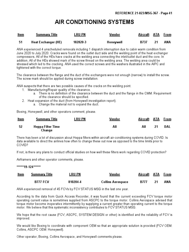 09 - Air Conditioning Systems | PDF | Reliability Engineering | Foreign ...
