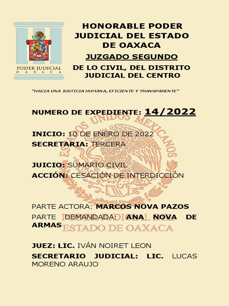 Expediente Principal Cuarta Entrega | PDF | Demanda judicial | Sentencia (ley)