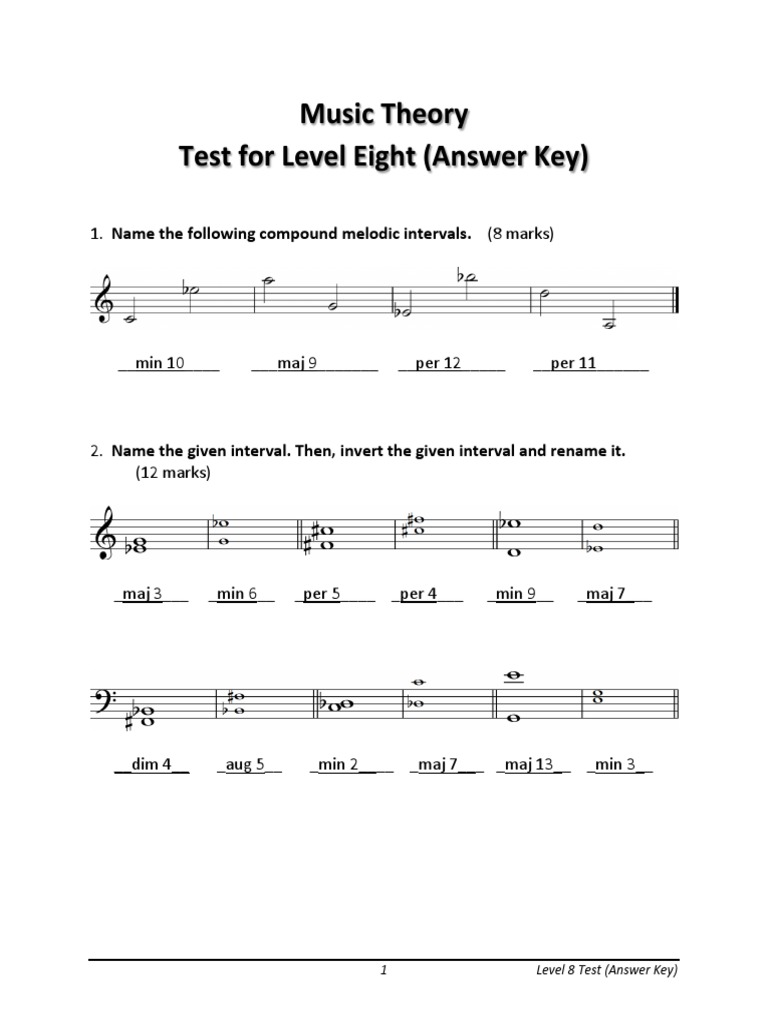 Level 8 - Test Answer Key 3rd Ed | PDF | Language Arts & Discipline ...