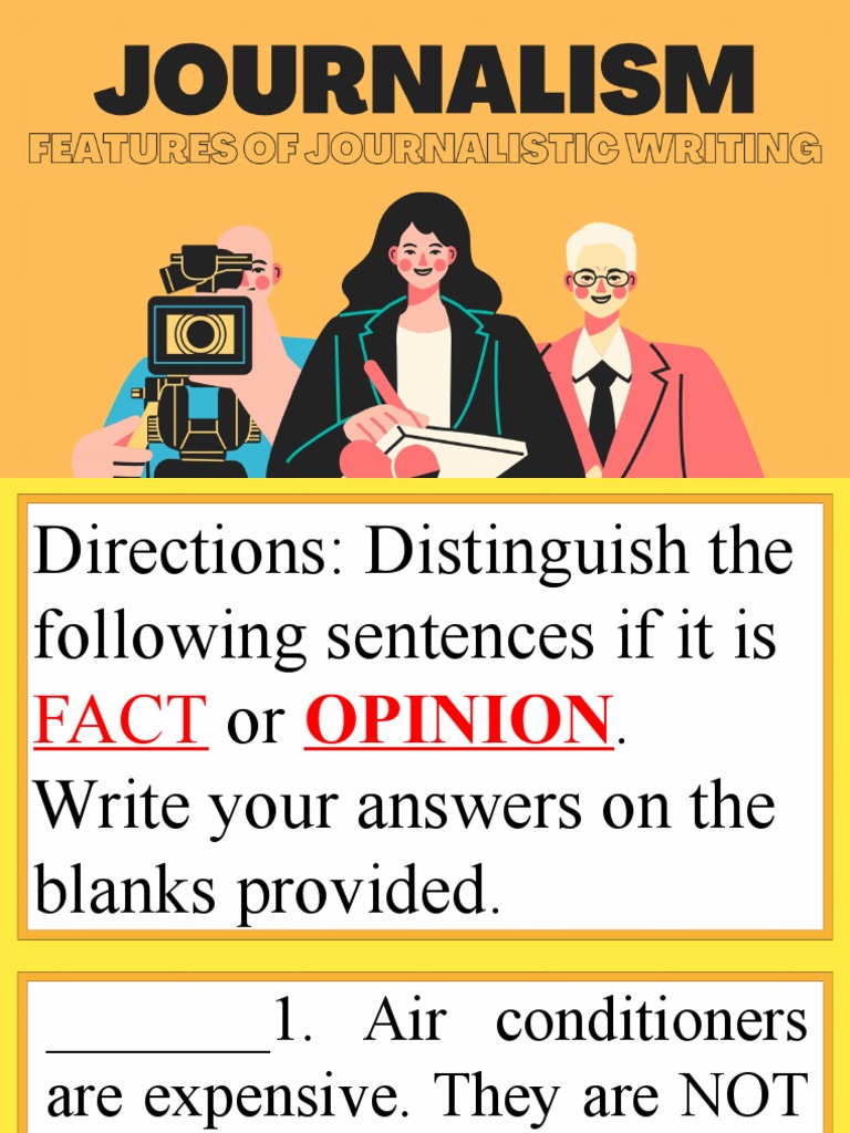 Define Journalism - Monday | PDF | Journalism | News