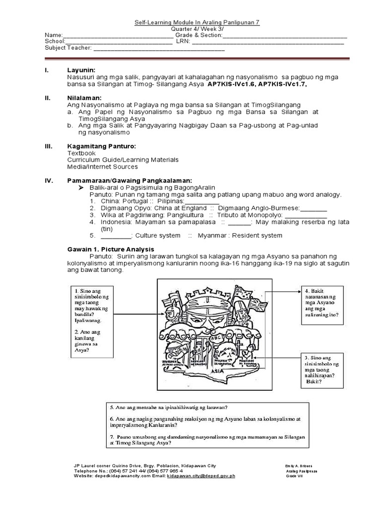 Week 3 Ap G7 4Q 3 12 2021 | PDF