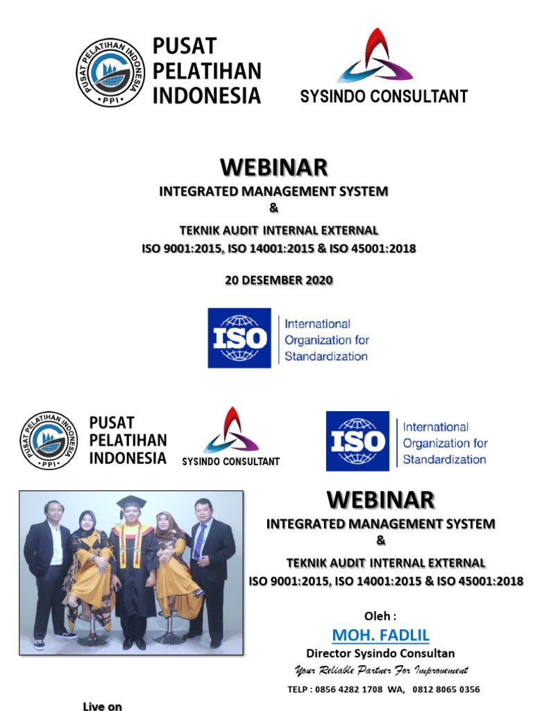 Ppi - Webinar Iso Integrasi | PDF | Bisnis | Teknologi & Rekayasa