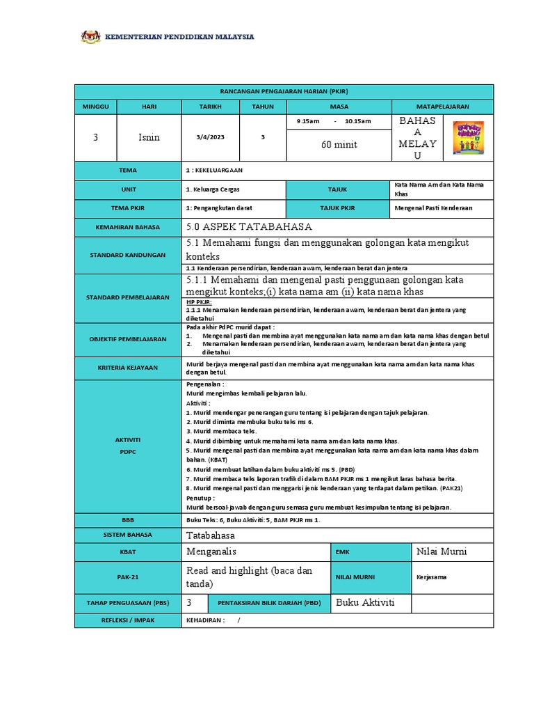 M3 RPH BM THN 3 | PDF