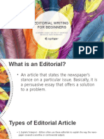 Editorial Outline | PDF