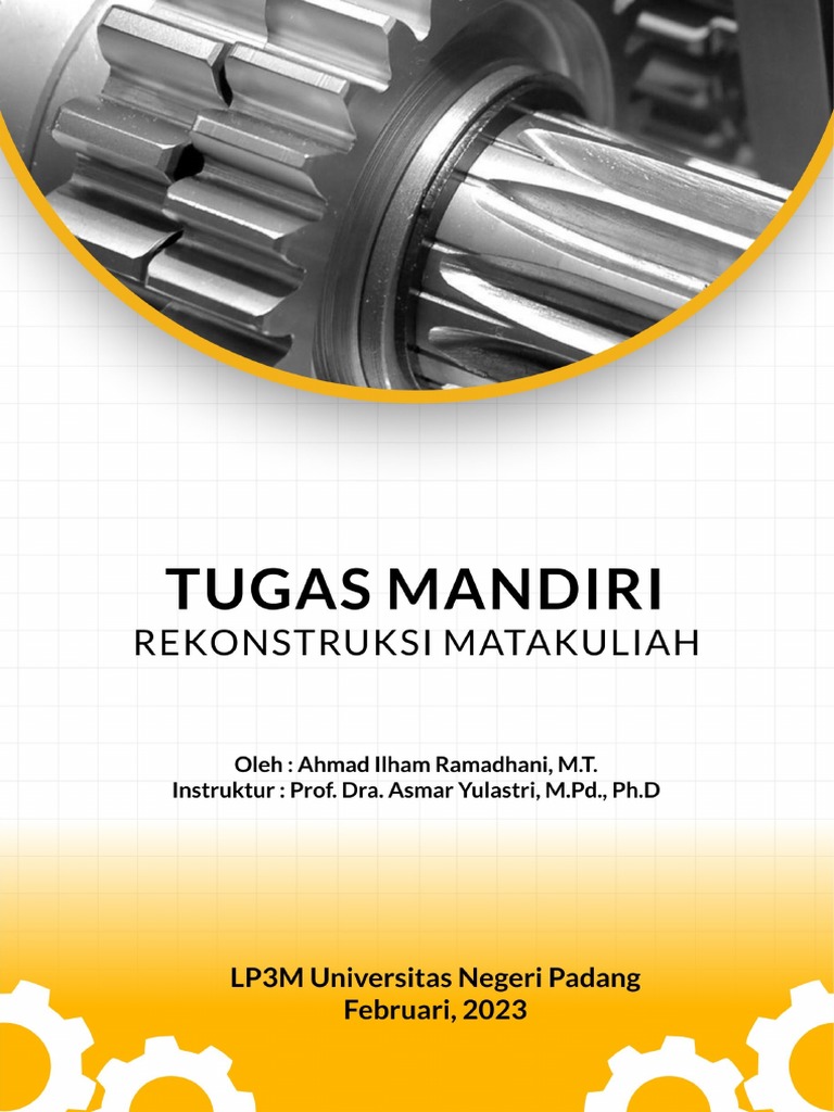 Tugas Rekonstruksi Mata Kuliah - Ahmad Ilham Ramadhani | PDF