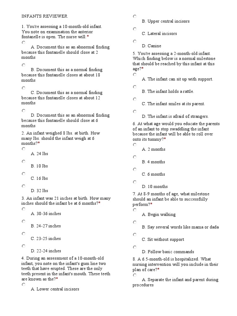 107 Reviewer | PDF | Human Development | Human Life Stages