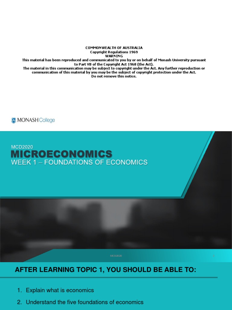 Week 1 Lecture Slides | PDF | Economics | Business Process