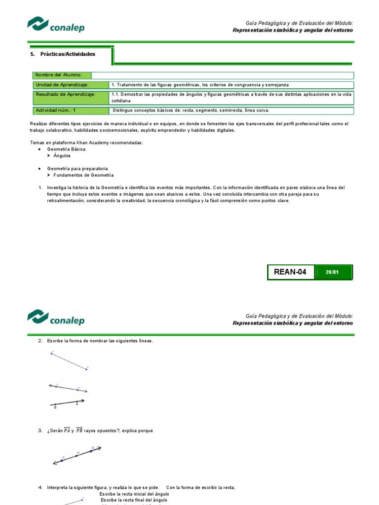 Guía Pedagógica y de Evaluación Del Módulo: Representación Simbólica y ...