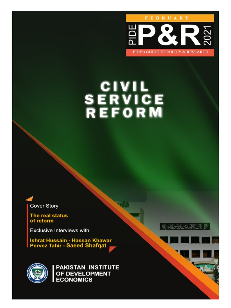 Civil Service Reform PandR Issue 5 | PDF | Government Of Pakistan | E ...