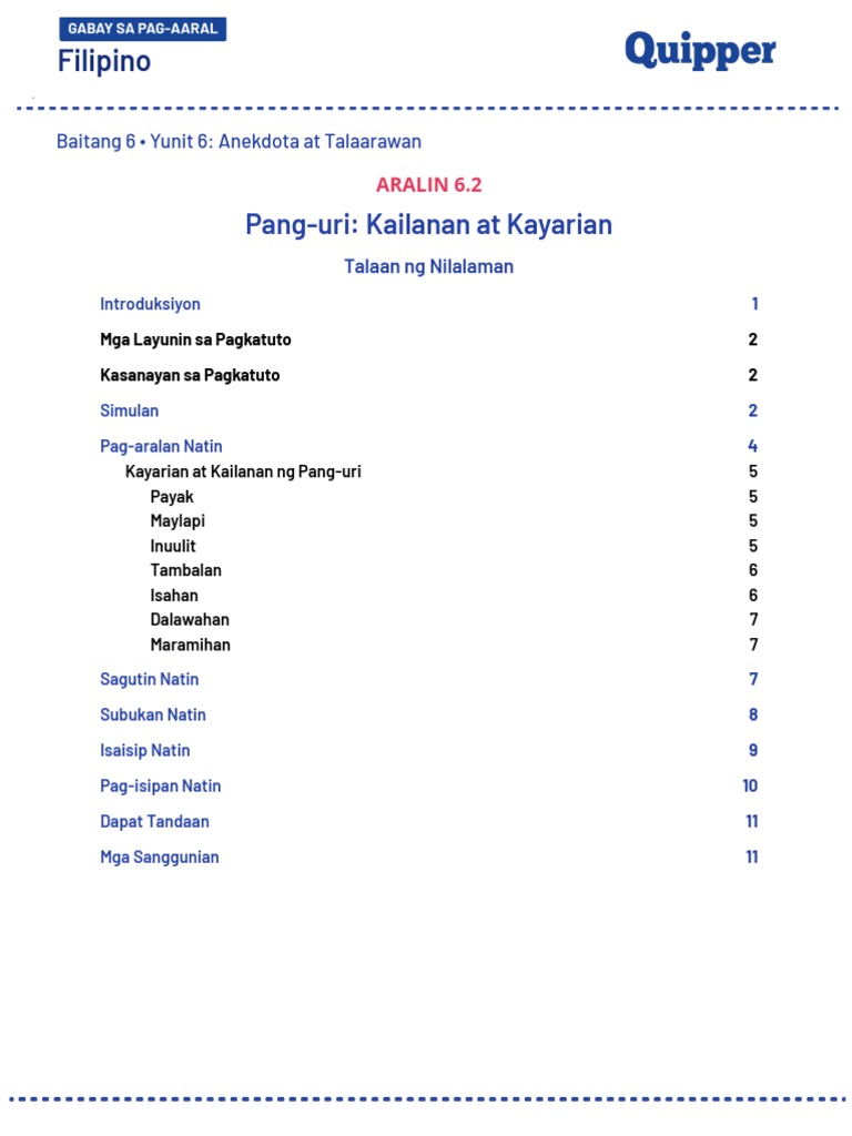 ME Fil 6 Q2 0602 - SG | PDF