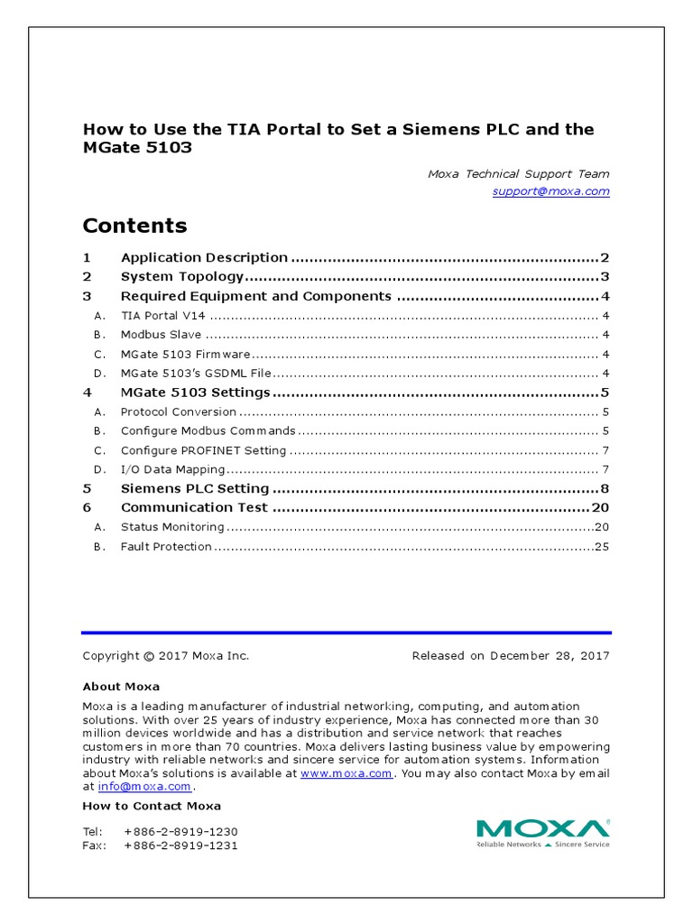 Moxa Mgate 5103 Series Tech Note v1.0 | Download Free PDF ...
