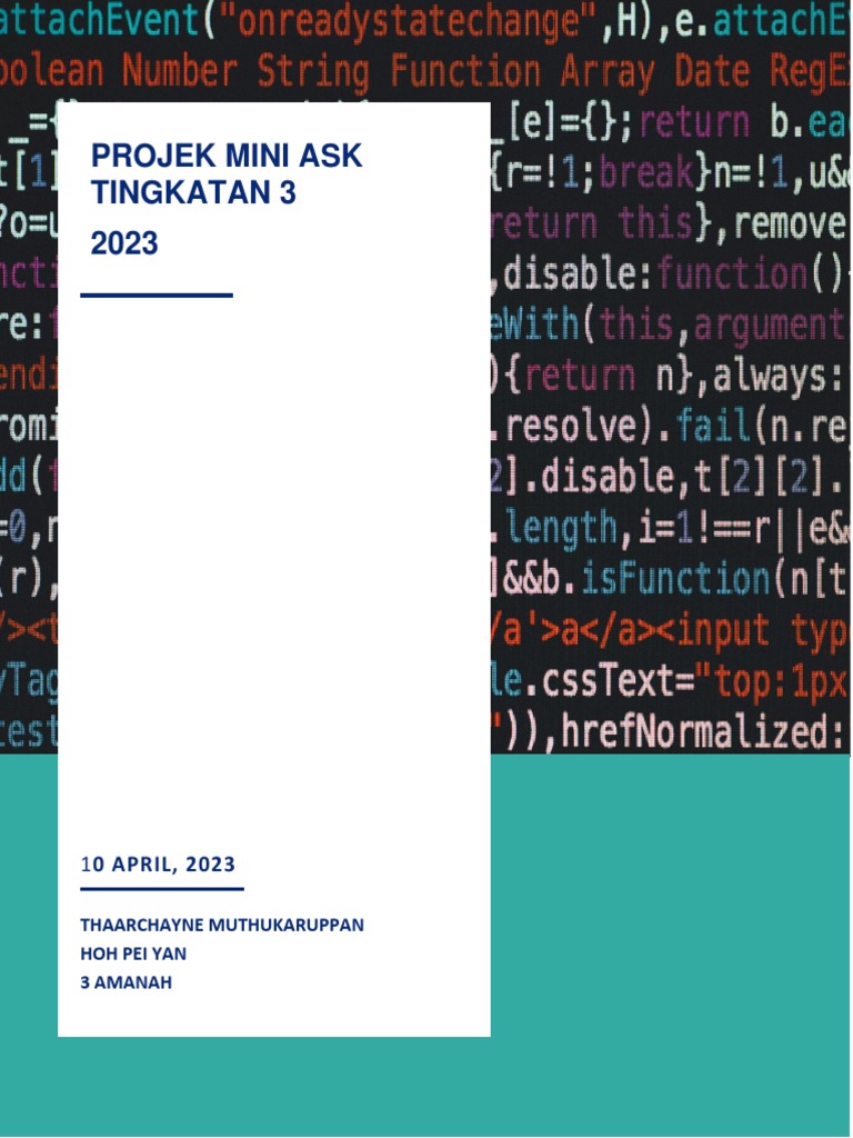 Projek Mini Ask T3 | PDF