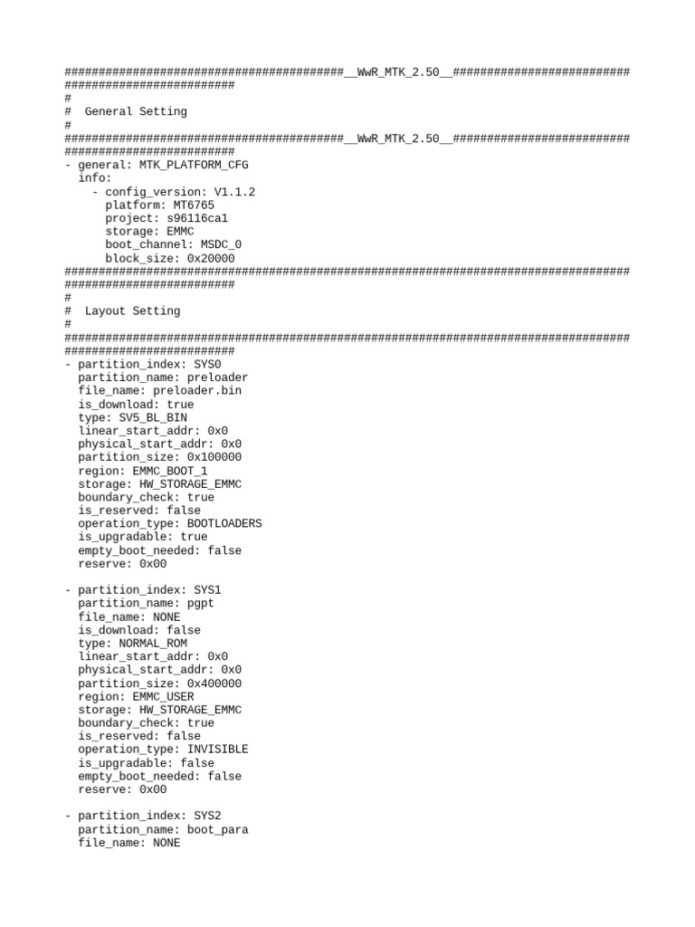 MT6765 Android Scatter | PDF | Software | Information Technology Management