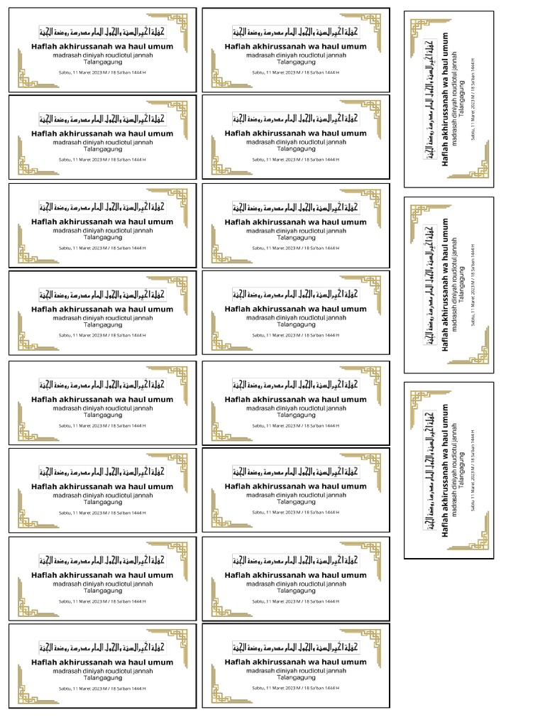 Stiker Berkat | PDF
