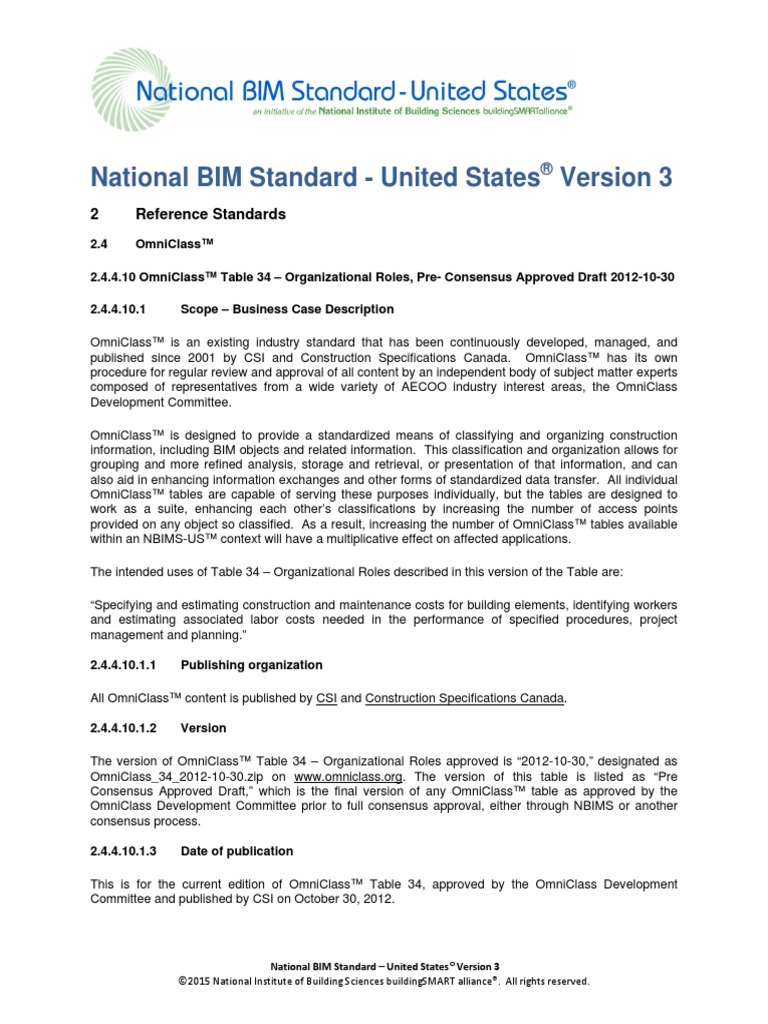 NBIMS-US V3 2.4.4.10 Omniclass Table 34 Organizational Roles | PDF ...