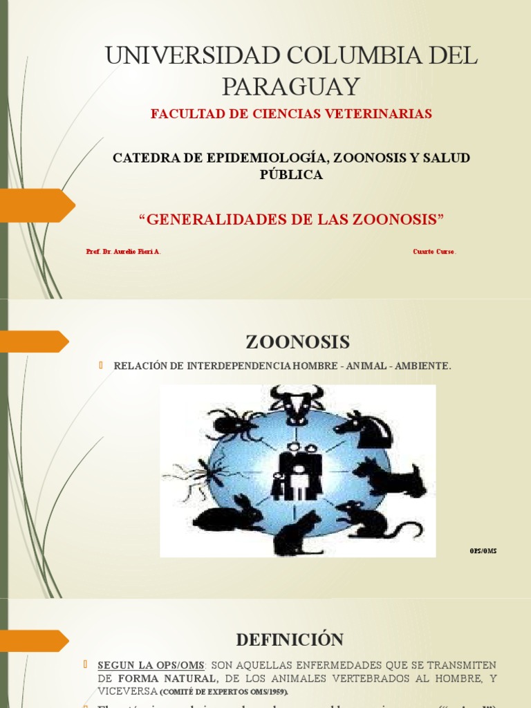 2 Zoonosis Generalidades. | PDF | Virus | Infección