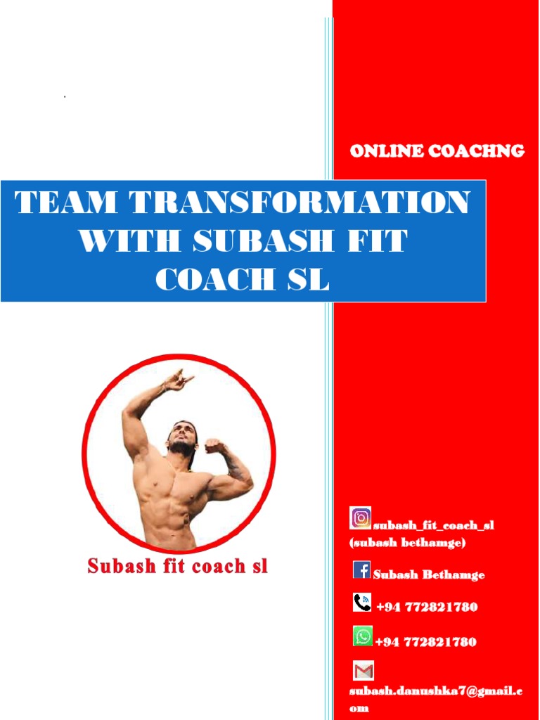 Introduction To Online Coaching Program | PDF | Personal Trainer