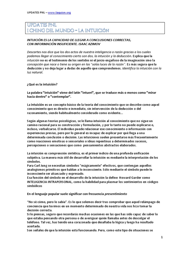 Daniel_Cuperman_-_I_ching_del_mundo_1 | PDF | Intuición | Teorías ...