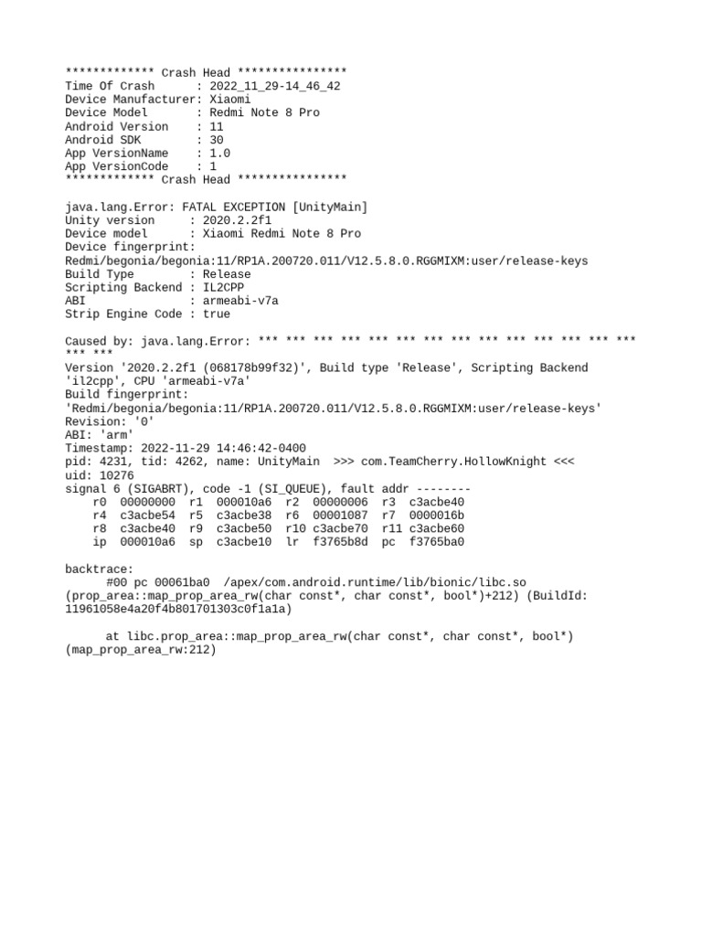 Mod Menu Crash 2022 11 29 14 46 42 Pdf 