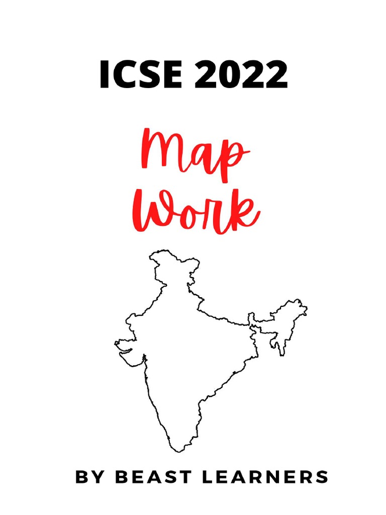 Class 10 Map Work Icse Cbse | PDF