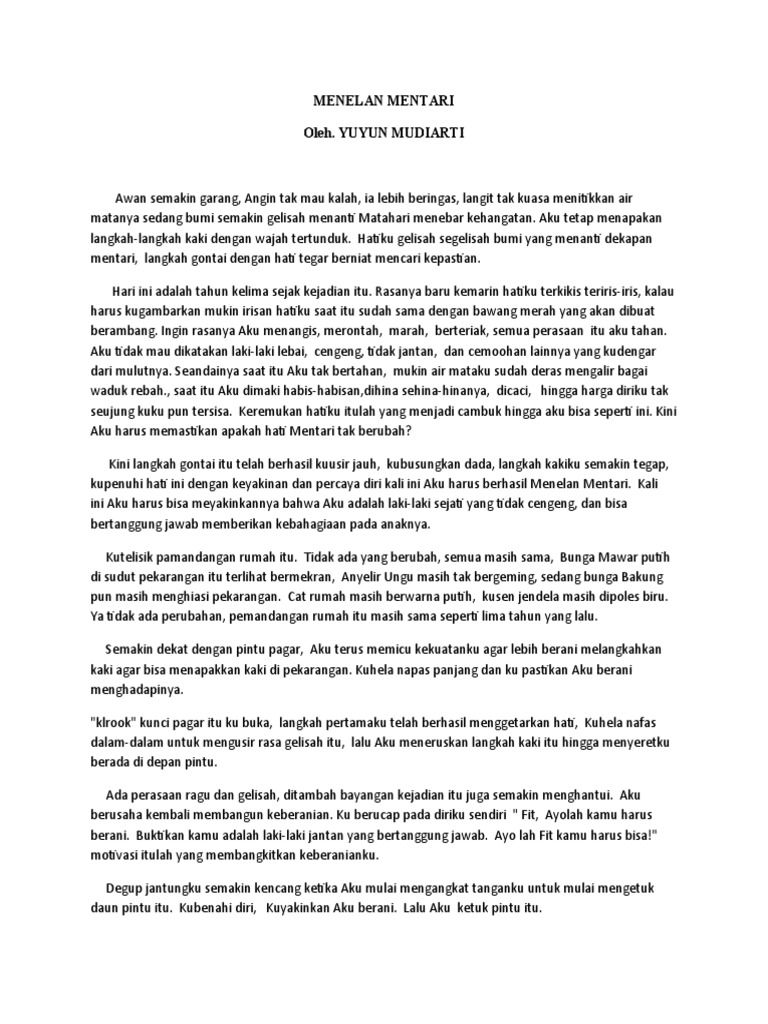 MENELAN MENTARI-WPS Office | PDF