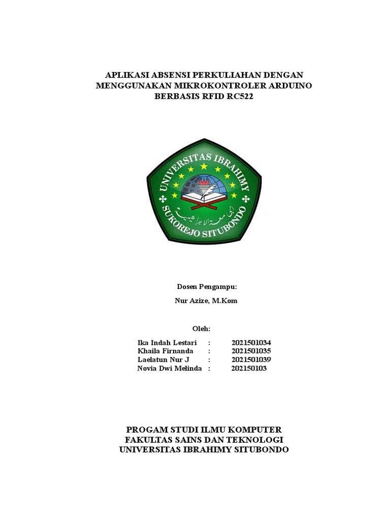 Aplikasi Absensi Perkuliahan | PDF | Komputer | Teknologi & Rekayasa