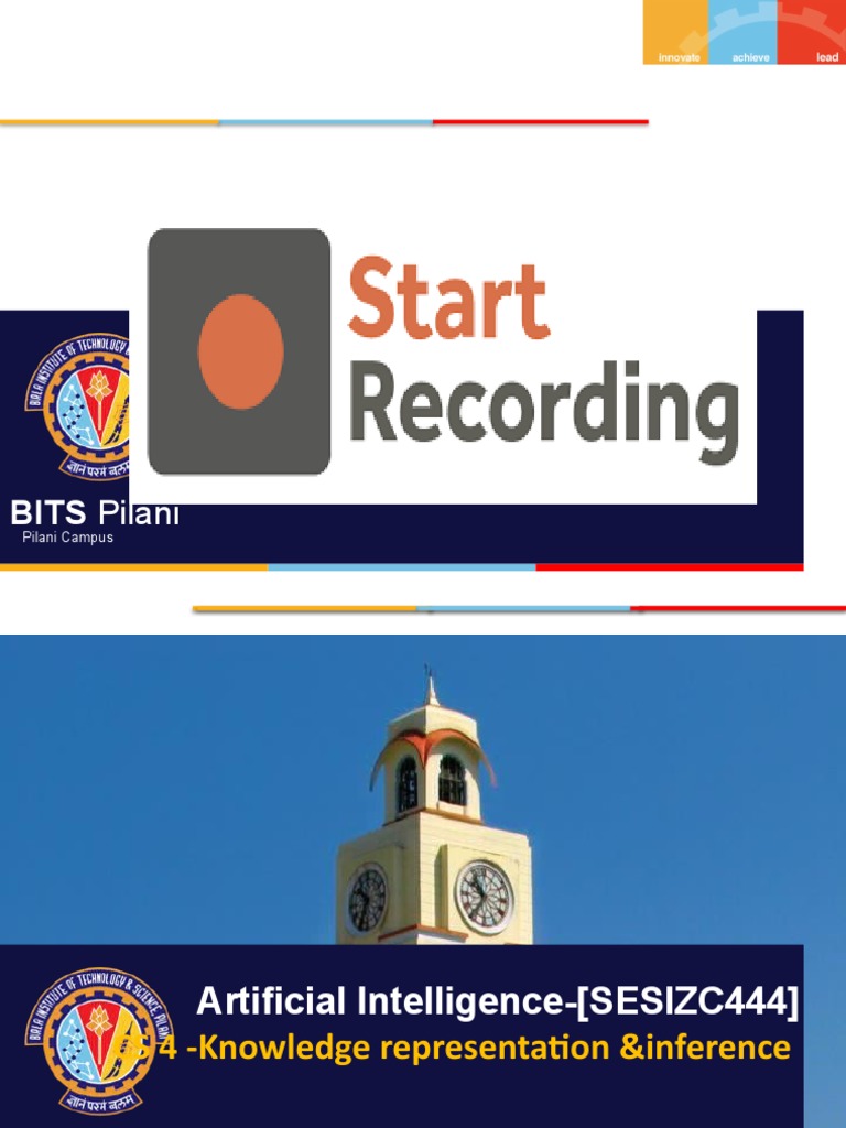 CS 4 - Knowledge Representation-1 | PDF | Metalogic | Applied Mathematics