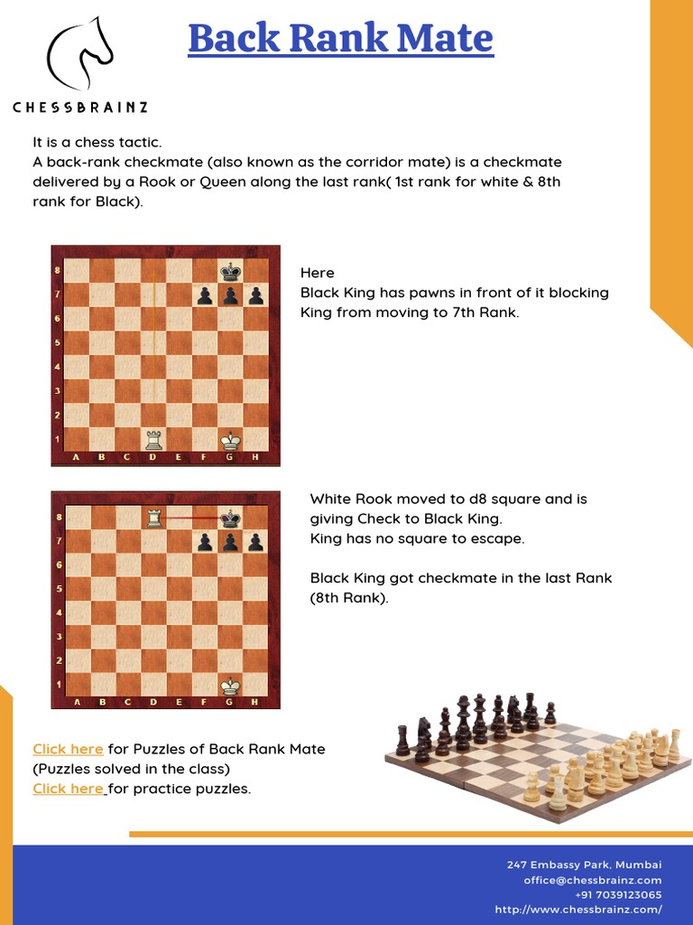 Back Rank Mate | PDF