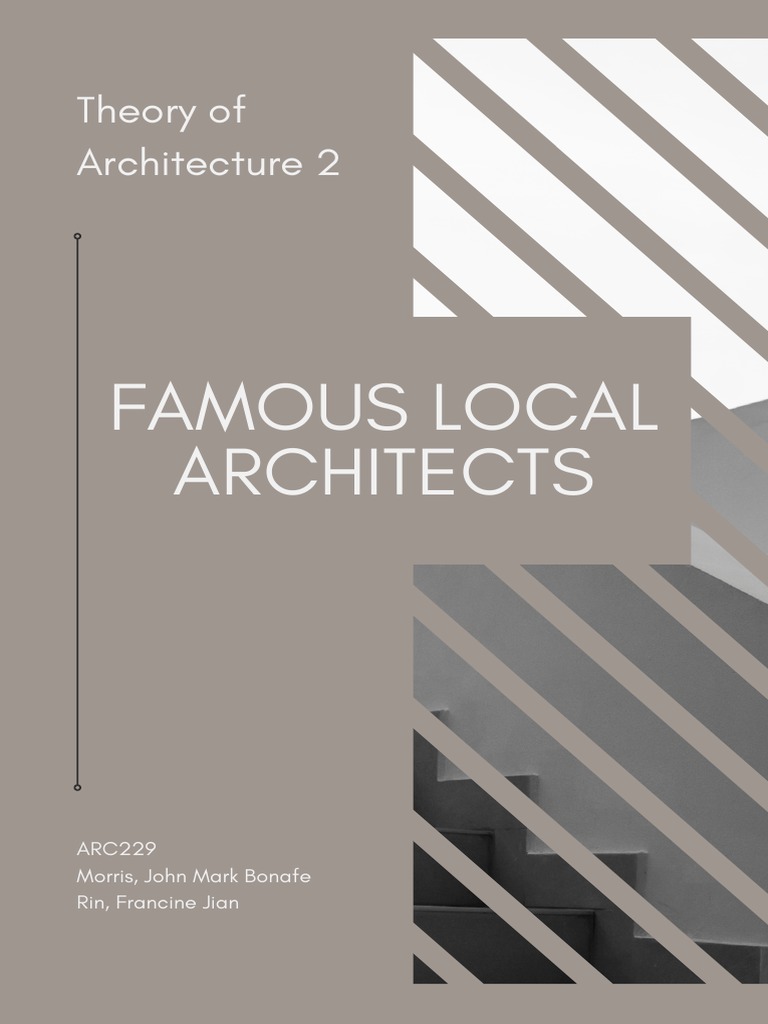 Famous Local Architects | PDF | Manila | Makati