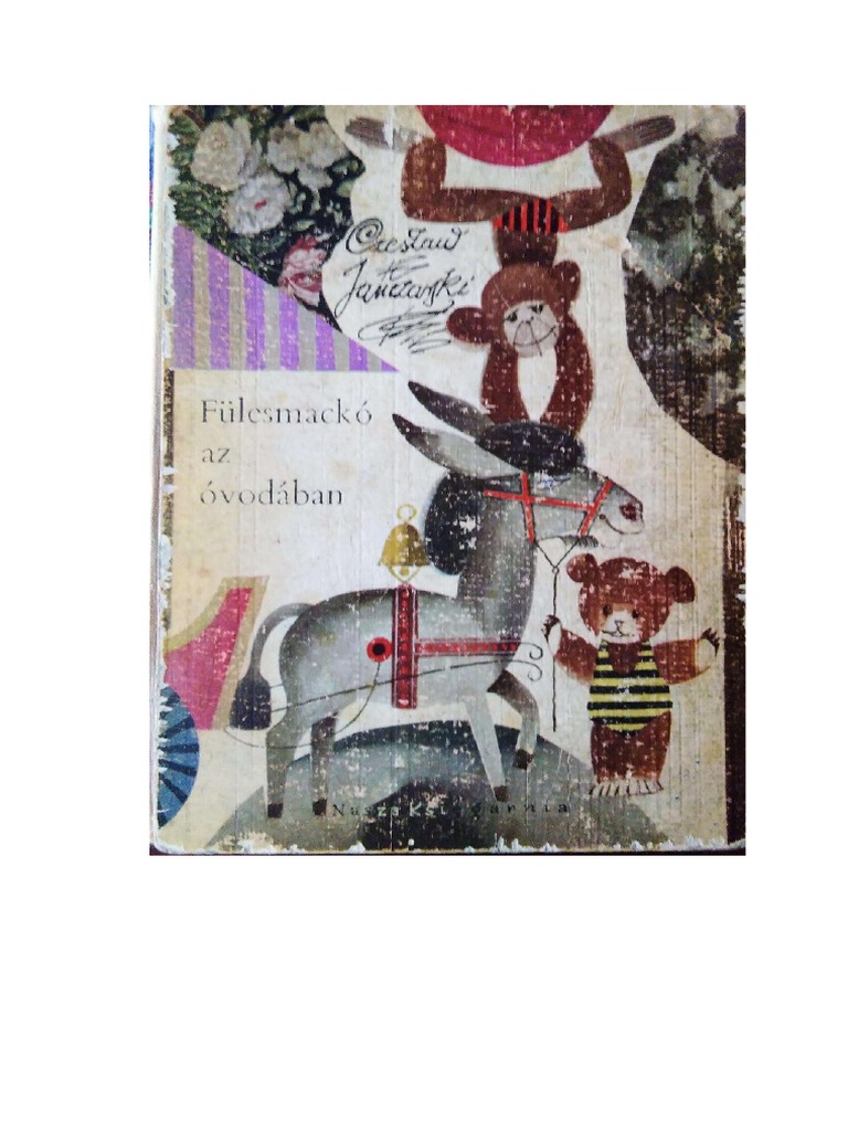 Füles Mackó Az Óvodában | PDF