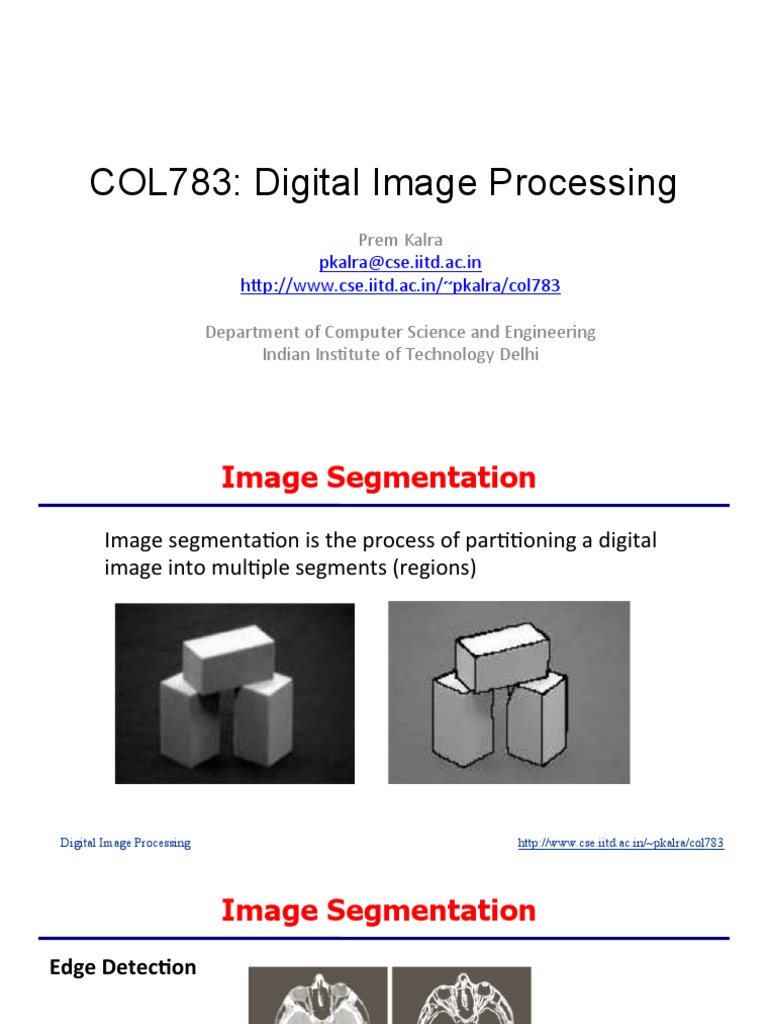 Session 7 | PDF | Image Segmentation | Image Processing
