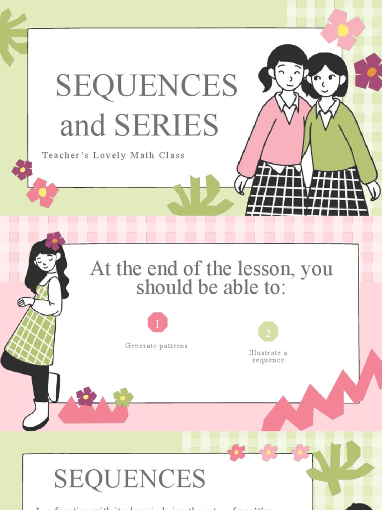 Series and SequencePPT | PDF | Sequence | Set (Mathematics)