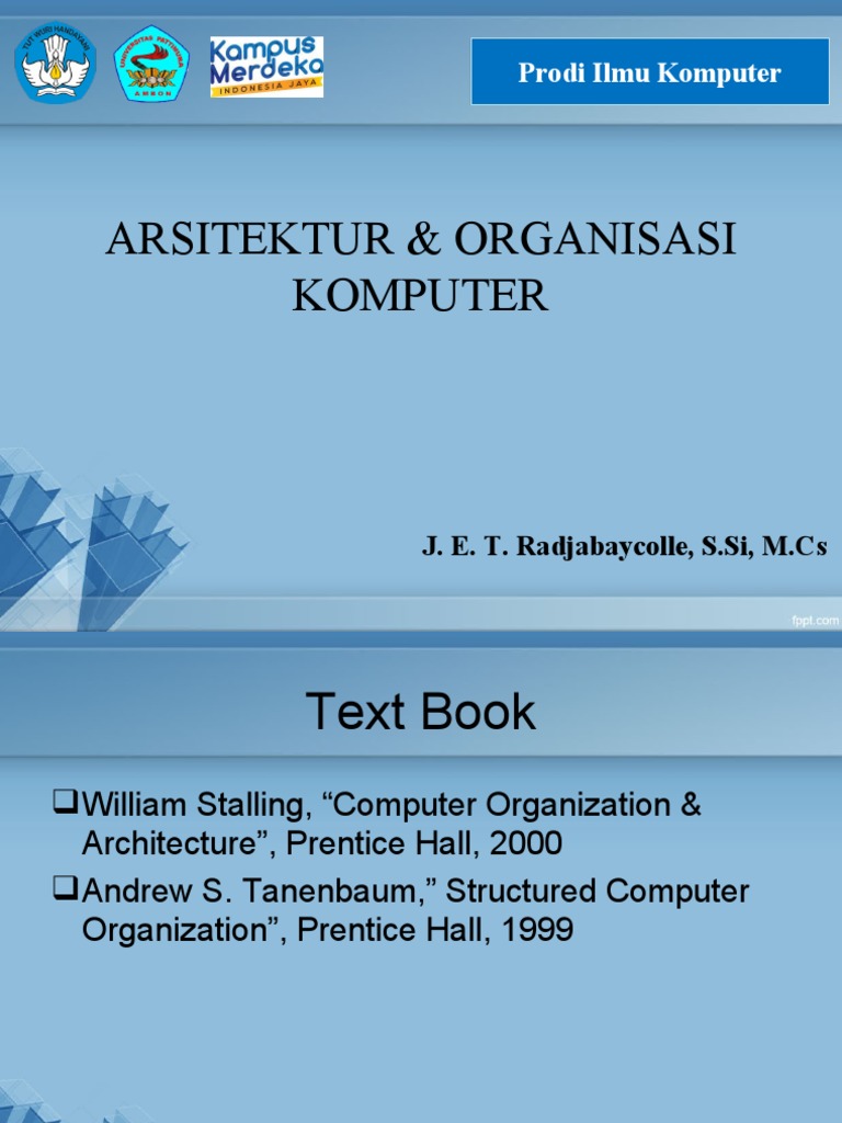 Arsitektur & Organisasi Komputer | PDF