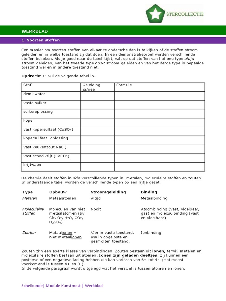 5-zouten-oplossen-en-indampen_compress | PDF