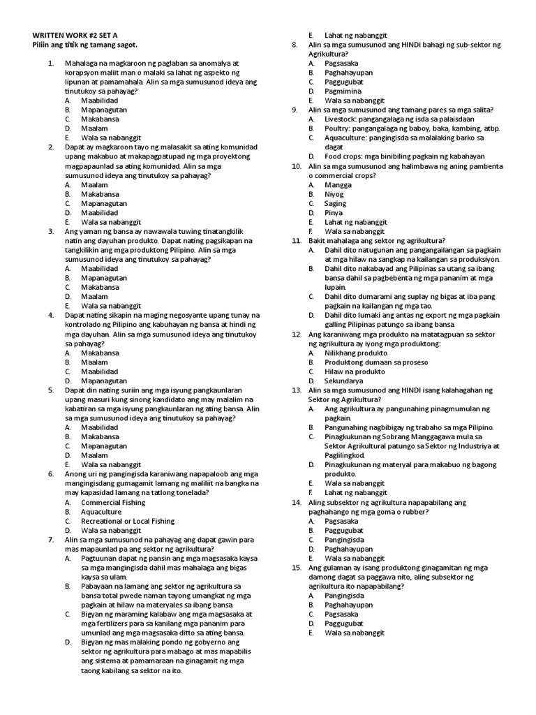 Written Work #2 | PDF