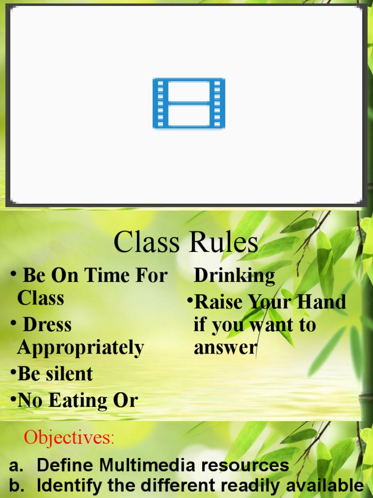 Proper Usage Multimedia Resources | PDF | Multimedia | Microsoft Power ...