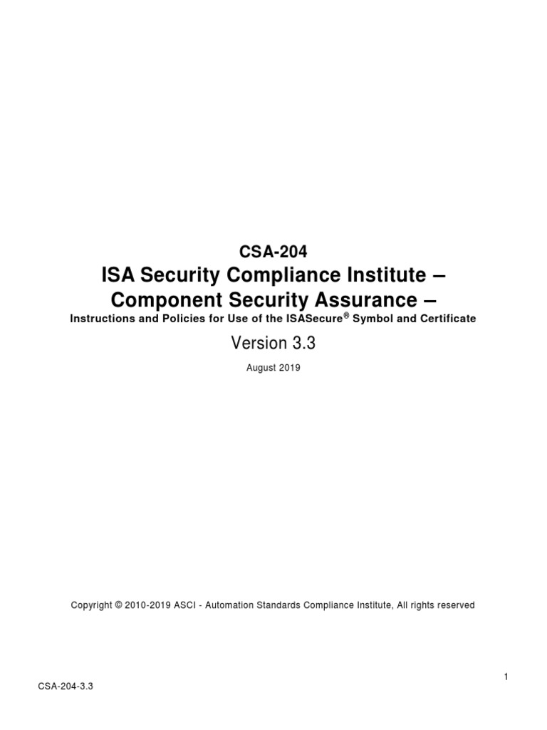 CSA-204-Use-of-Symbol-and-Certificates(v3_3) | PDF | Damages | Tort