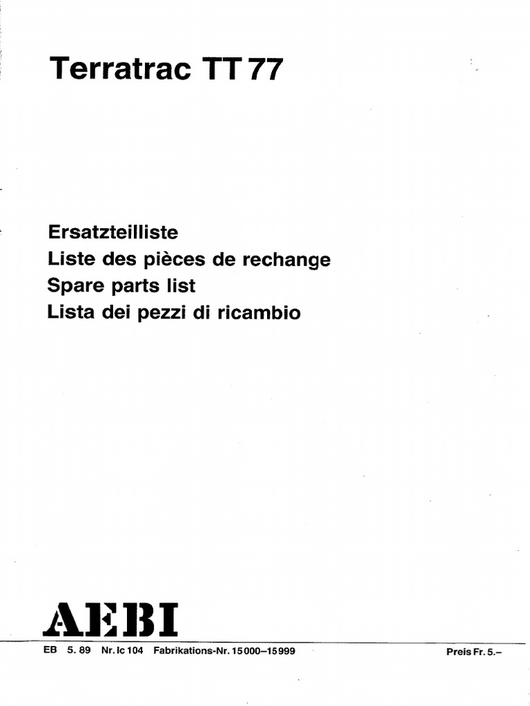 El TT77 15000 15999 | PDF