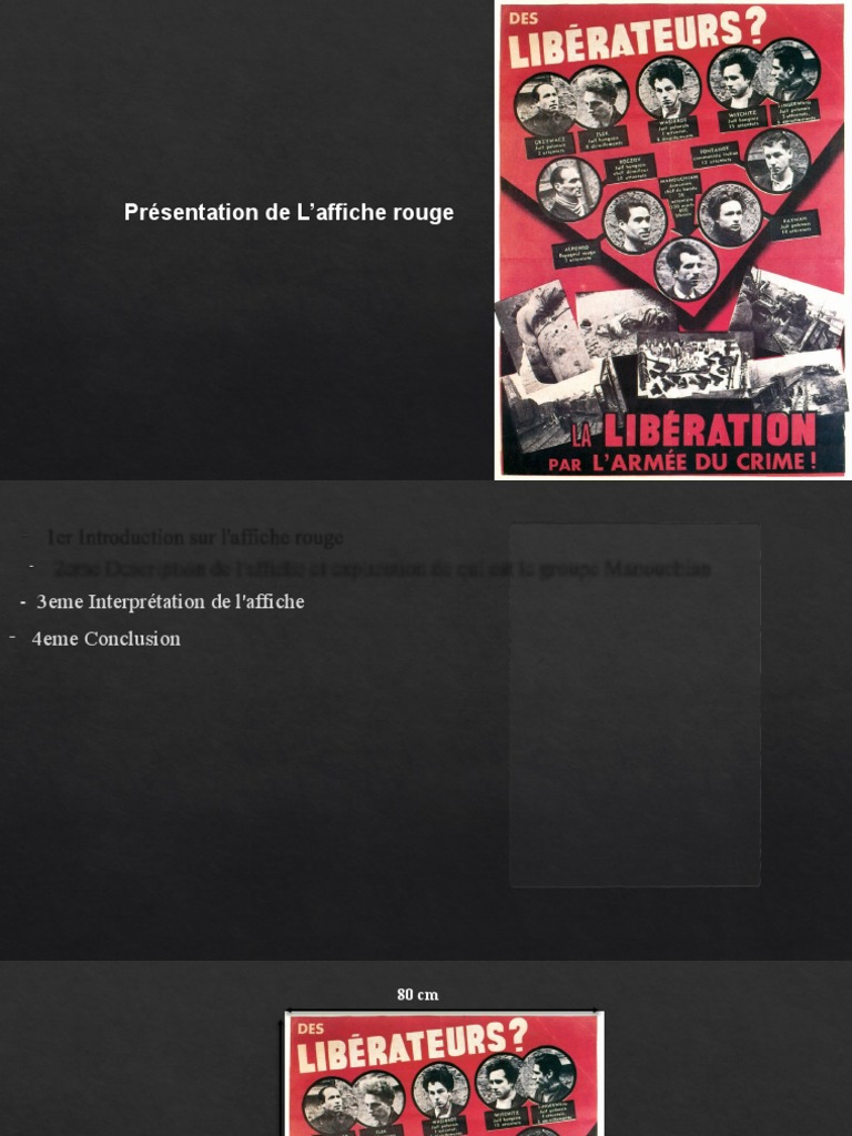 Présentation de L'Affiche Rouge | PDF