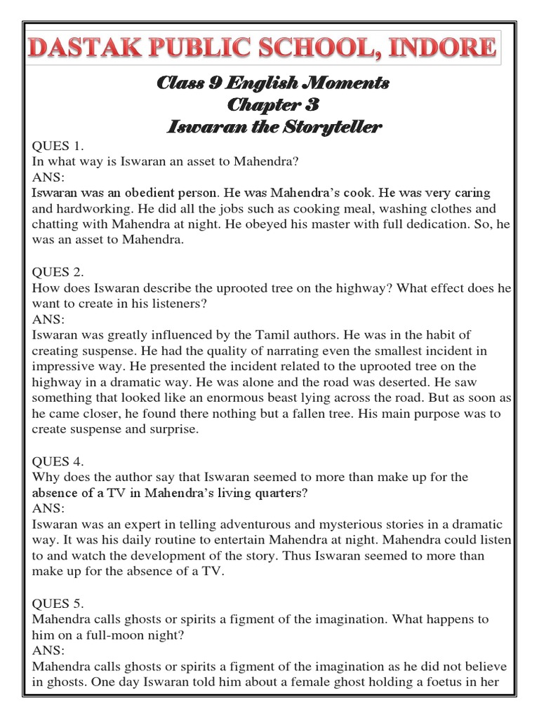 Class 9 English Moments 3-10 | PDF | The Happy Prince And Other Tales ...