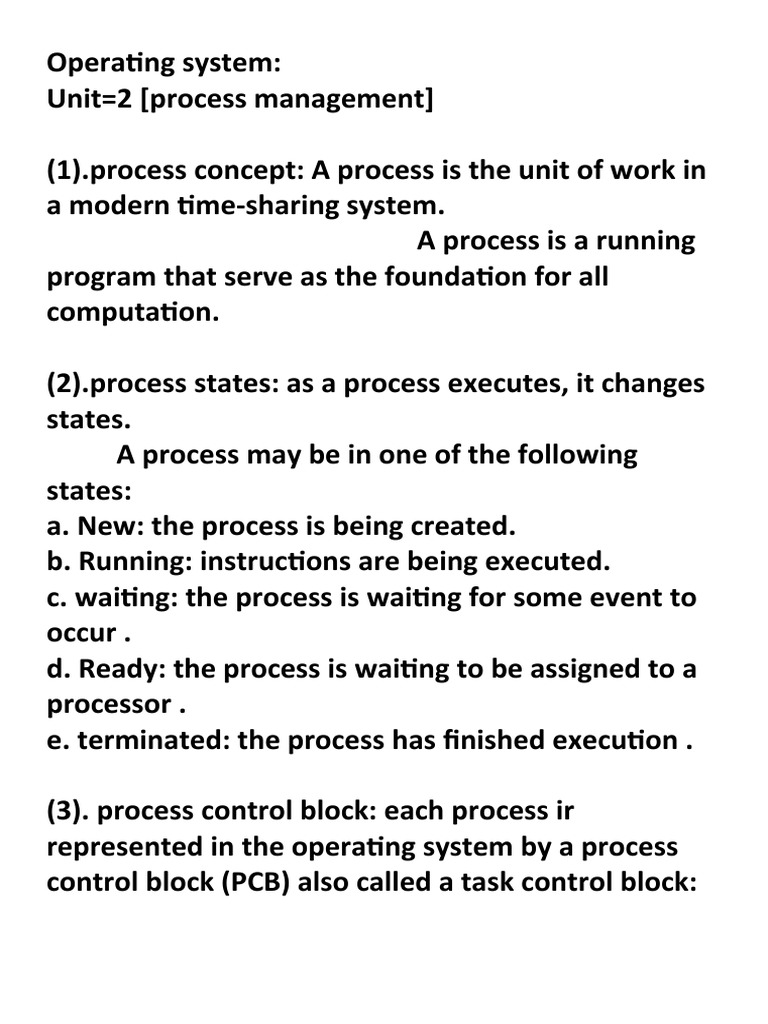 Operating System Pdf Operating System Scheduling Computing 4254