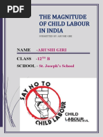 Child Labour Project for Class 12 | PDF | Child Labour | Labour Economics