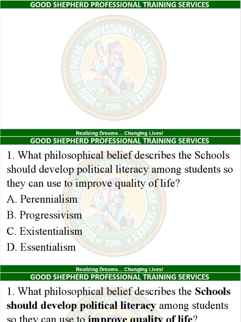 FInal Coaching Prof Ed Questions | PDF | Learning | Curriculum