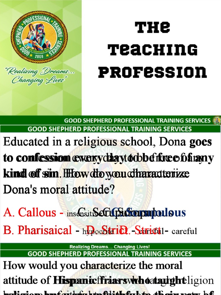 Teaching Prof QUESTIONS | PDF | Teachers | Salary
